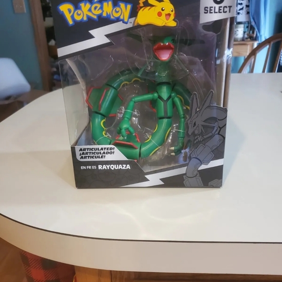 Pokemon | Toys | Sealed Pokemon Select Rayquaza Action Figure New ...